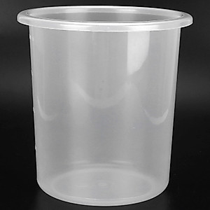 Plastic Ice Bucket, Clear Ice Cup, Reusable Shaved Ice Molds,Shaved Ice Container Cup, Reusable Shaved Ice Molds Cup for Ice Bucket Refillable Making Model,Cocktails Cool Drinks Smoothies Snow Cones