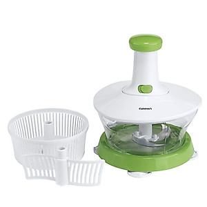 Cuisinart PrepExpress Plus Manual Food Processor, Green/White, 8.12"(L) x 8.25"(W) x 8.5"(H)