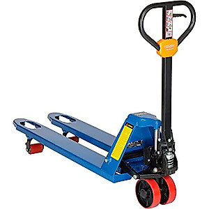Global Industrial 5500 Lb. Capacity Narrow Aisle Pallet Jack Truck, 18 x 48 Forks