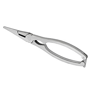 ROYALEAD Stainless Steel Seafood Tools Crabb Stripping Pincers Kitchen Crabb Shrimp Peeling Clamp Pliers Clip