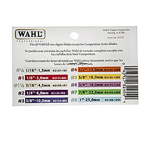 Wahl Professional - Black Nylon Cutting Guide #5 (5/8") - Fits All Full-size Wahl Professional Blades Except the Competition Series & 5-in-1 Magic Blades