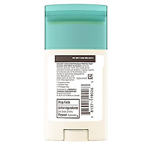 Aveeno Kids Continuous Protection Sensitive Skin Mineral SPF 50 Sunscreen Stick, 100% Zinc Oxide for Face & Body, Sweat- & Water-Resistant Sunscreen Stick for Children, SPF 50, 1.5 oz