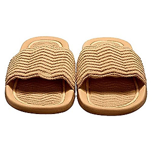 Athletic Propulsion Labs Women's Techloom ZigZag Slide, Tan, 7