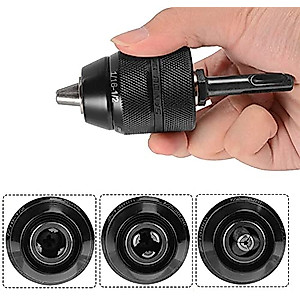 Heavy Duty Professional 2-13mm 1/2-inch SDS-Plus Keyless Adapter with Drill Chuck