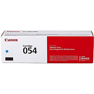 Canon CRG 054 Standard Toner Cartridge for LBP622 & MF644 Printers, Bundle with Black/Cyan/Magenta/Yellow