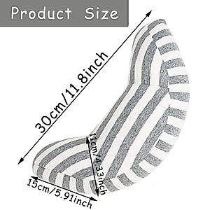 ZHYYQL Car Seat Travel Pillow Neck Support Cushion Pad for Kids, Safety Belt Sleeping Pillow, Car Seat Travel Pillow Neck Support Cushion Pad, Headrest Shoulder Pad for Children Adults (Gray)