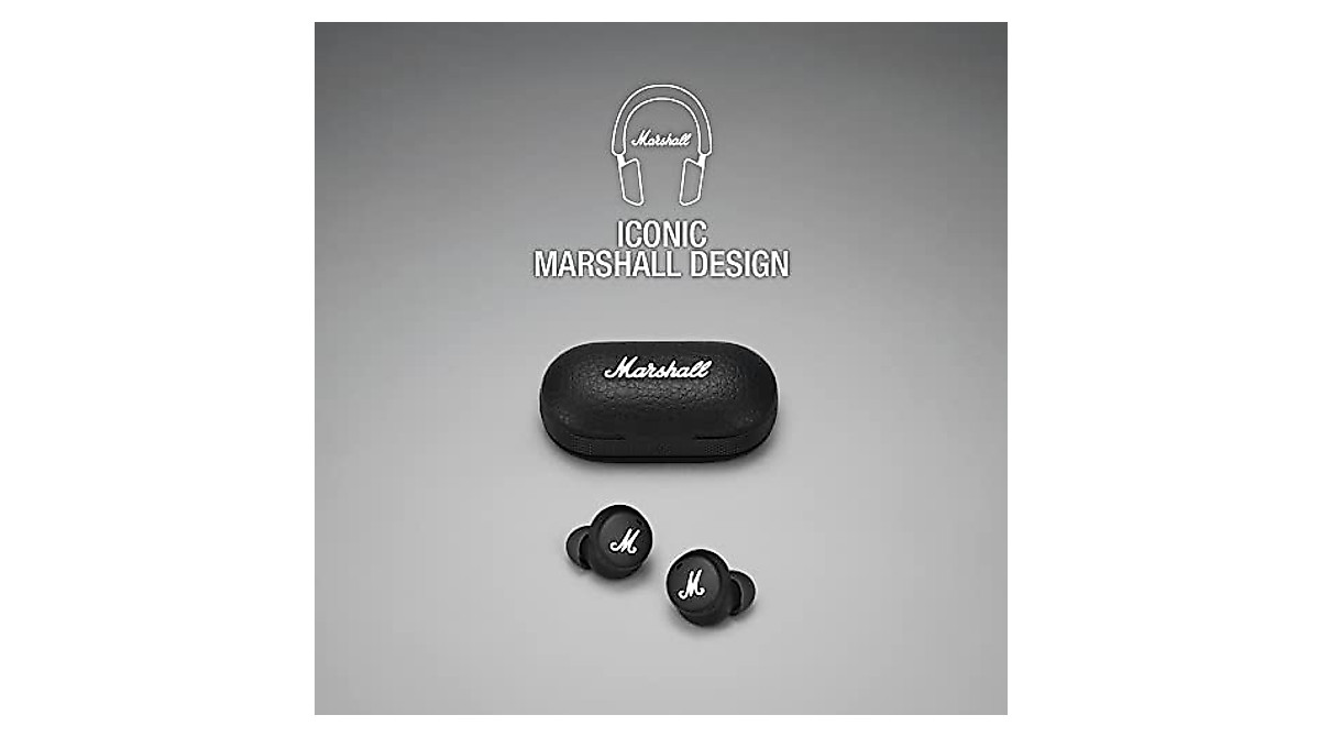 Marshall Mode II Black Wireless Headphones - Powerful Audio & Long Battery