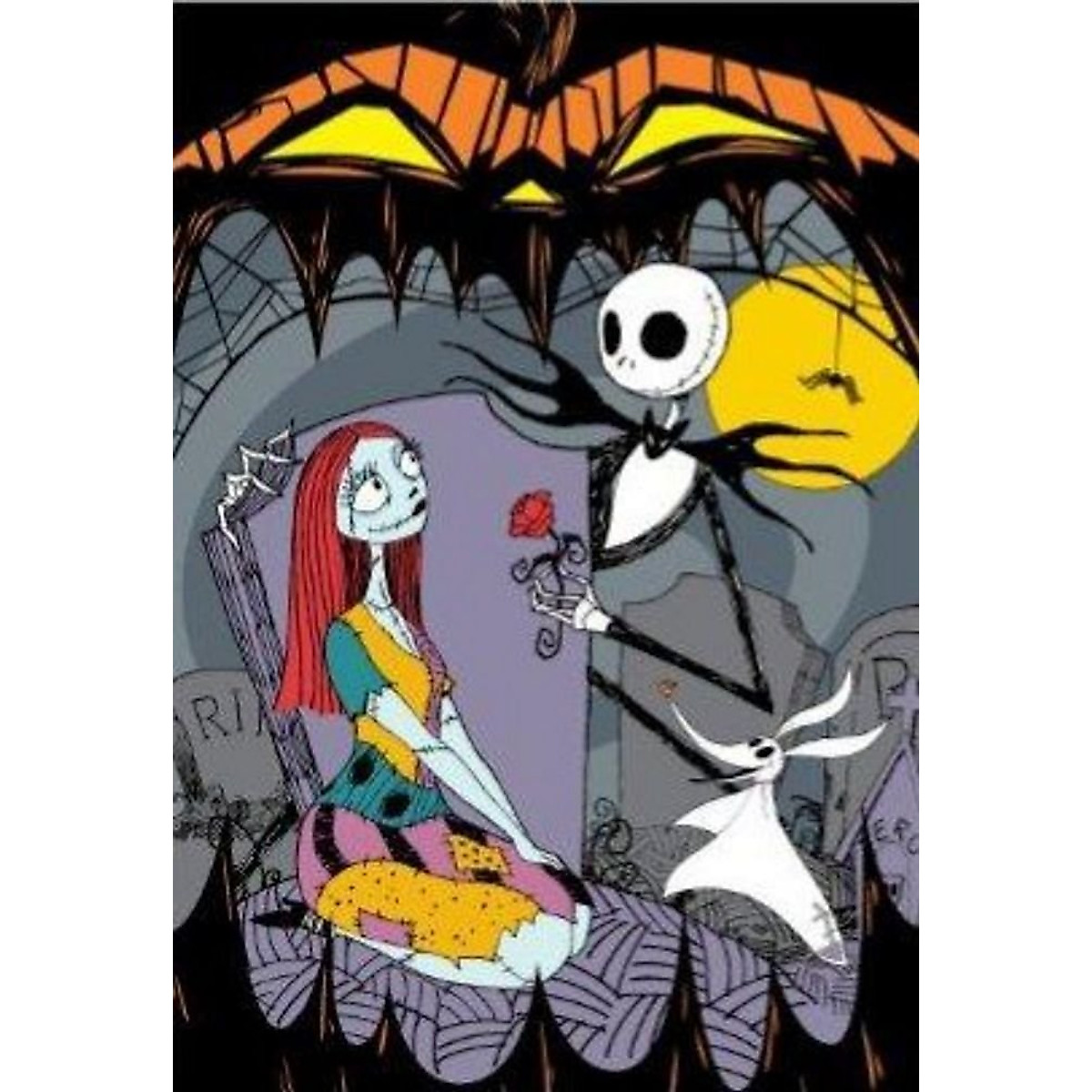 Disney Nightmare Before Christmas Throw Scare House Micro Raschel Blanket Halloween Pumpkin