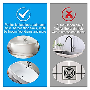 Kaemi 6 Pcs Bathroom Sink Drain Strainer for 1.2"-1.6" Drain Hole, Premium 304 Stainless Steel Small Conical Porous Bathtub Sink Hair Catcher