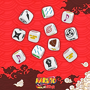 Japanime Games Naruto Ninja Arena Complete Set | from The Creator of 7 Wonders Duel | Epic Roll and Clash Ninja Action | 1-4 Players | Ages 10+ | 15-30 Min Play Time | Includes Bonus Characters