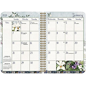 LANG Garden Botanicals 2024 Spiral Engagement Planner (24991011098)