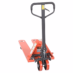 Vestil PM5-2048 Full Featured Pallet Truck, 5500 lbs Capacity, 48" Length x 20-5/8" Width Fork