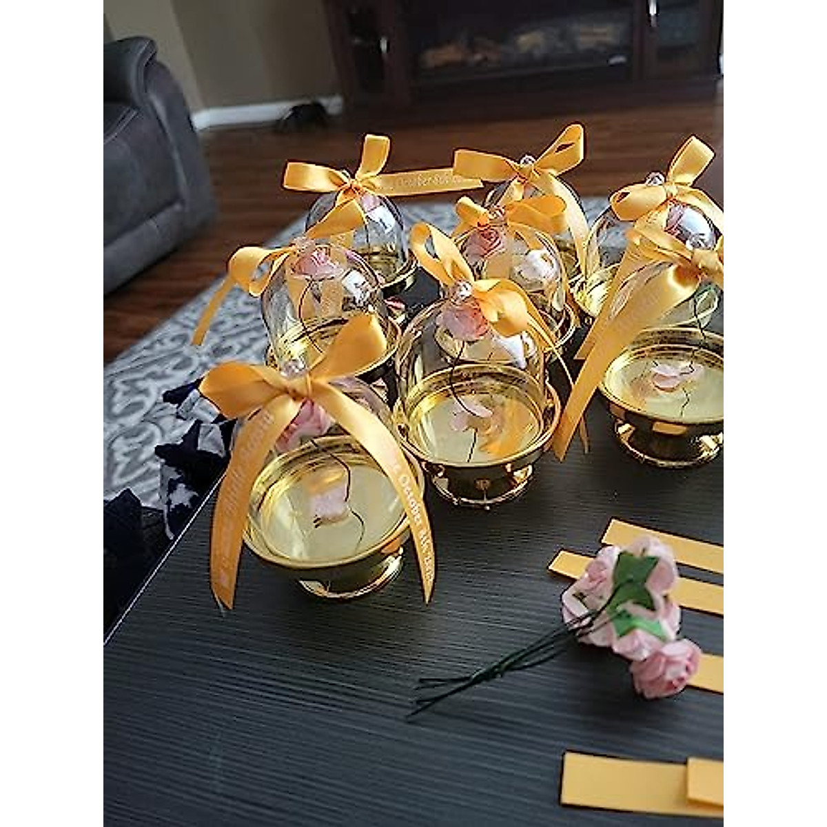 Personalized Ribbons for Bridal Shower Wedding Party Favors or Baby Birthday Bows Bapitsm Christening - Cut or Assembled Bows Custom Ribbon