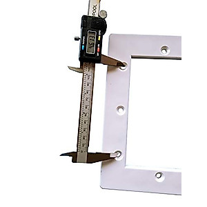 10 Hole Swimming Pool Skimmer Faceplate and Gasket Set (8.4 inches)