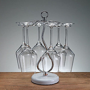 ZYZMH Wine Glass Rack Upside Down High Cup Rack Home Wine Glass Hanging European Wine Glass Rack Cup Rack Ornaments (Color : D, Size : 1 pcs)