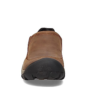KEEN mens Targhee 2 Soho Slip on Leather Casual Shoe, Veg Brown/Black, 10.5 US