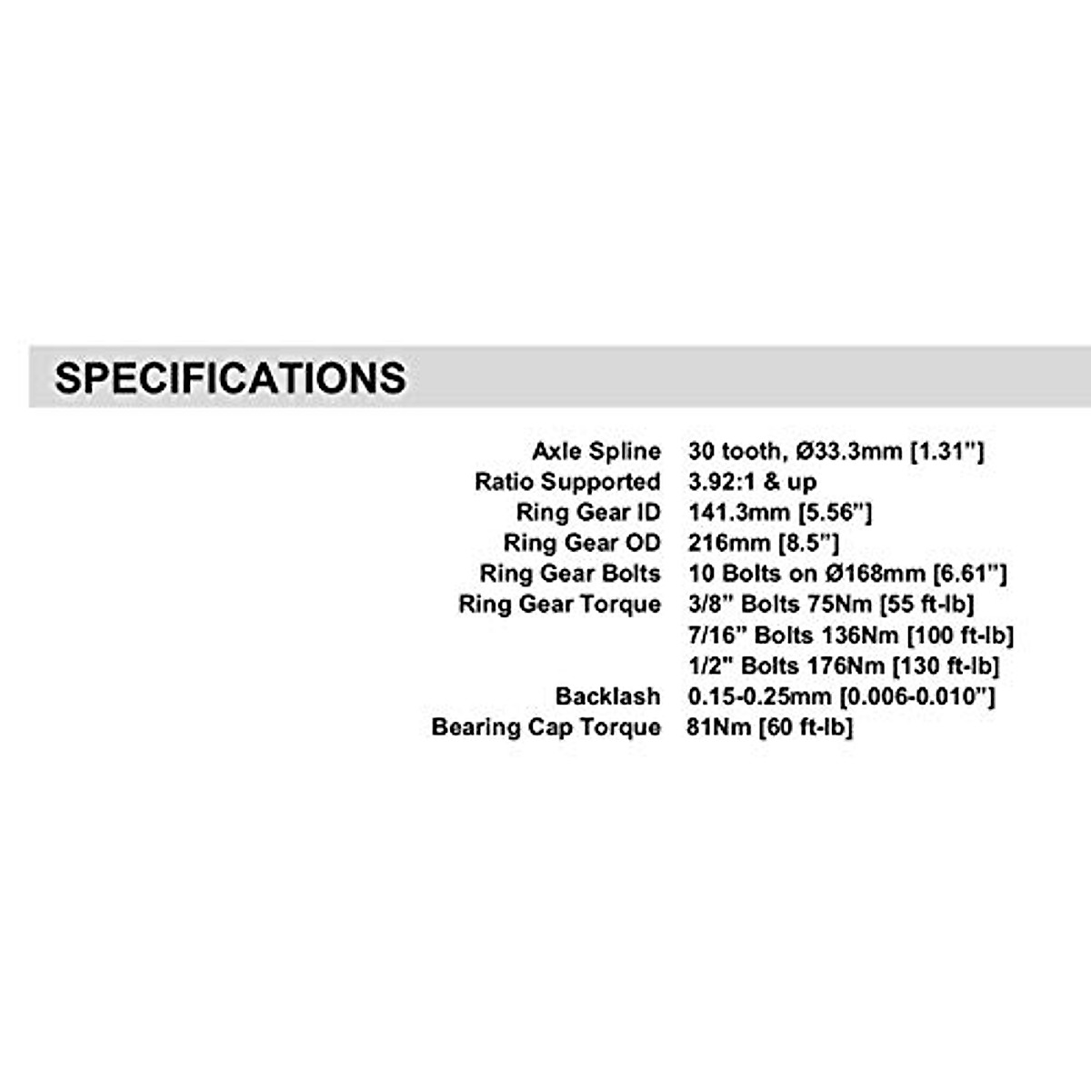 ARB RD116 Air Operated Locking Differential for Dana Spicer Model 44, 3.92 & Up, 30 Spline