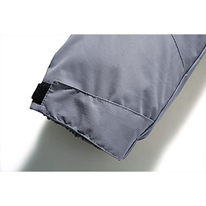 Spmor Women's Waterproof Rain Jacket Cycling Windproof Breathable Hooded Windbreaker Grey Small