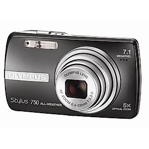 Olympus Stylus 750 7.1MP Digital Camera with Digital Image Stabilized 5x Optical Zoom and CCD Shift Stabilization (Black)