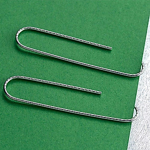 Vinaco Paper Clips Non Skid, 100 Pack Large Paper Clips 2 Inch (50 mm), Durable & Rust Resistant, Jumbo Paper Clips. Great for Office, School and Personal Use