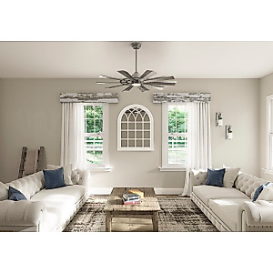 Hunter Fan Company 50736 Crescent Falls Ceiling Fan, 52, Galvanized