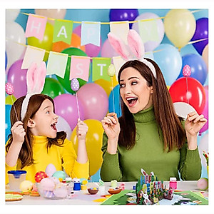 Della Stella Easter Pop Up Card, 3D Easter Greeting Cards,Easter Bunny Card with Envelopes, Pop Up Greeting Cards for Wife,Husband,Duaghter,son (Happy easter)