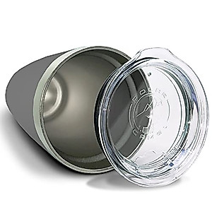 LaserGram 20oz Vacuum Insulated Tumbler Mug, Horse Head 1, Personalized Engraving Included (Gray)