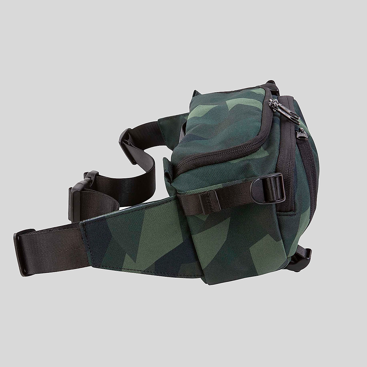 HEX Ranger Camera Mini Sling, Lightweight Water Resistant Mirrorless Camera Sling with YKK Zippers, Interior Dividers, Adjustable Load Straps & More, Camo