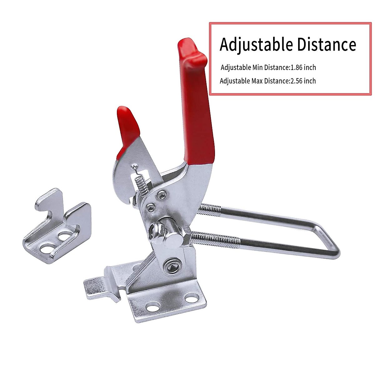 5Pack 2000lbs Toggle Clamp 431,Heavy Duty Toggle Latch Clamp for Latch Lock,Self Latch Toggle Latch Action Lock for Tire Carrier Latch,Smoker Lid Latch,Cam Clamp Latch Pull Latch,Draw Latch Hardware.