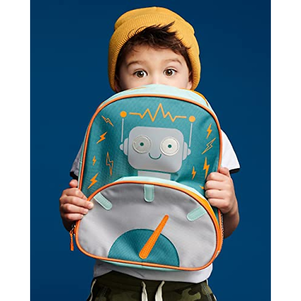 Skip Hop Sparks Little Kid's Backpack, Preschool Ages 3-4, Robot (Discontinued by Manufacturer)