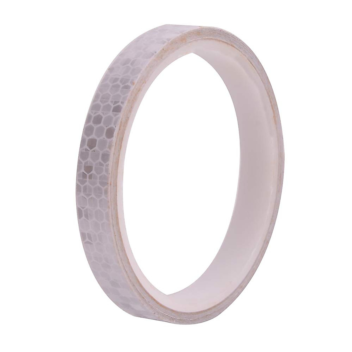 Brightplus Reflective Tape White 0.5" X10'-Waterproof Self-Adhesive Trailer Reflector Tape-Reflective Tape for Trucks,Trailers,Cars.Warning Caution Conspicuity Tape