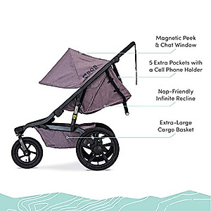 BOB Gear Alterrain Jogging Stroller, Melange Lilac