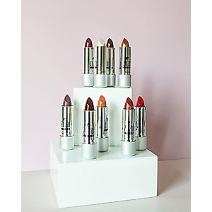 Zuzu Luxe Lip Color Lipstick (Truth or Dare - Soft Pink/Cool Crème), Natural Hydrating Lipstick, Paraben Free, Vegan, Gluten-free, Cruelty-free, Non GMO, 0.13 oz