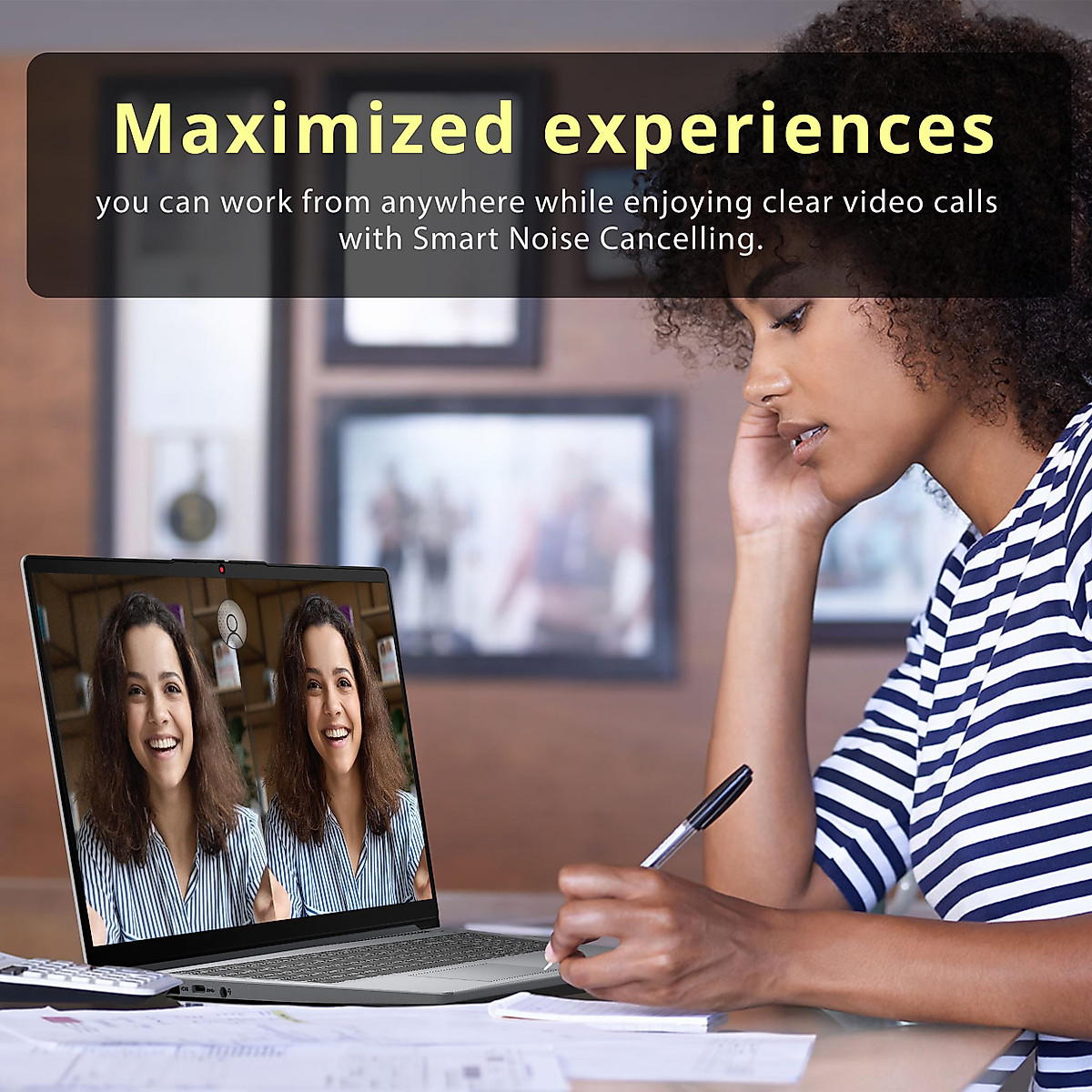 Lenovo 2022 Ideapad 1i 14" HD Laptop, Intel Celeron N4020 Processor, 4GB RAM, 64GB eMMC Flash Memory, Intel HD Graphics 500, HD Webcam, Stereo Speakers, Cloud Grey, Windows 11S, 128GB USB Card