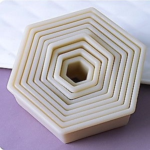 9-Piece Hexagon Nylon Cookie Cutter Set (Hexagon)