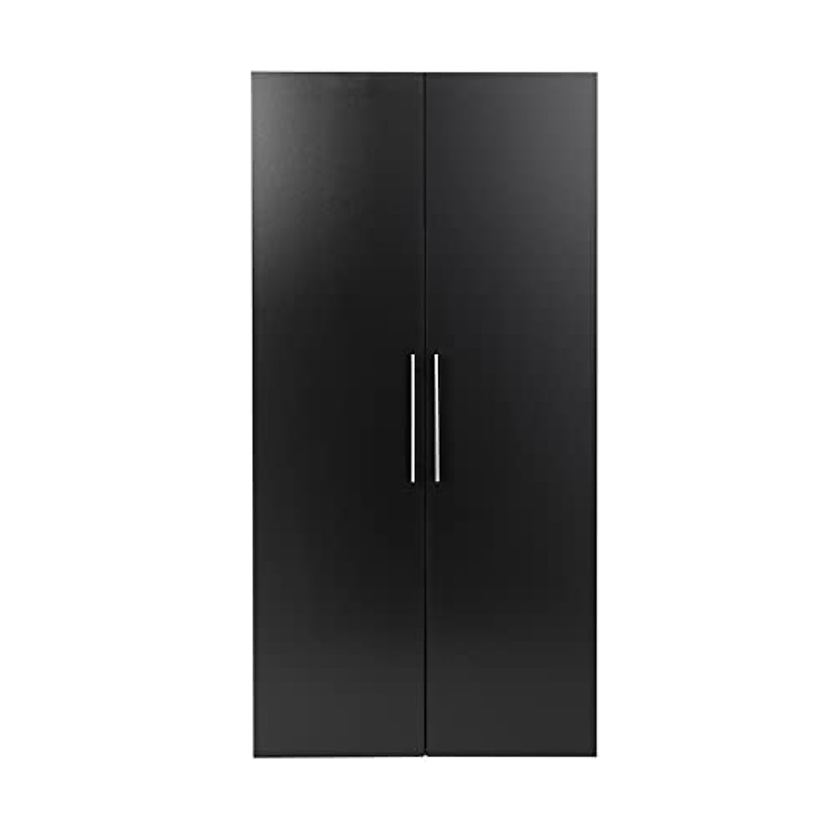 Prepac HangUps Large Storage Cabinet - Immaculate Black 36" Cabinet with Storage Shelves and Doors; Ideal for Bin and General Storage Solutions