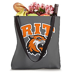 Rochester Institute of Technology RIT Tiger Stacked Logo Tote Bag
