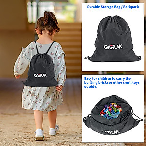 GARUNK Building Bricks 1000 Pieces, Classic Building Blocks for Kids Educational Toys with Wheel, Tire, Axle, Window, Doors Compatible with All Major Brands for Ages 3+ 4 5 6 7 8 Year Old Boys Girls