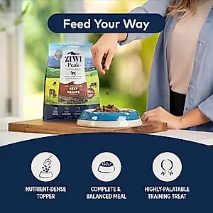 ZIWI Peak Air-Dried Dog Food – All Natural, High Protein, Grain Free and Limited Ingredient with Superfoods, Beef, 8.8 Pound (Pack of 1)