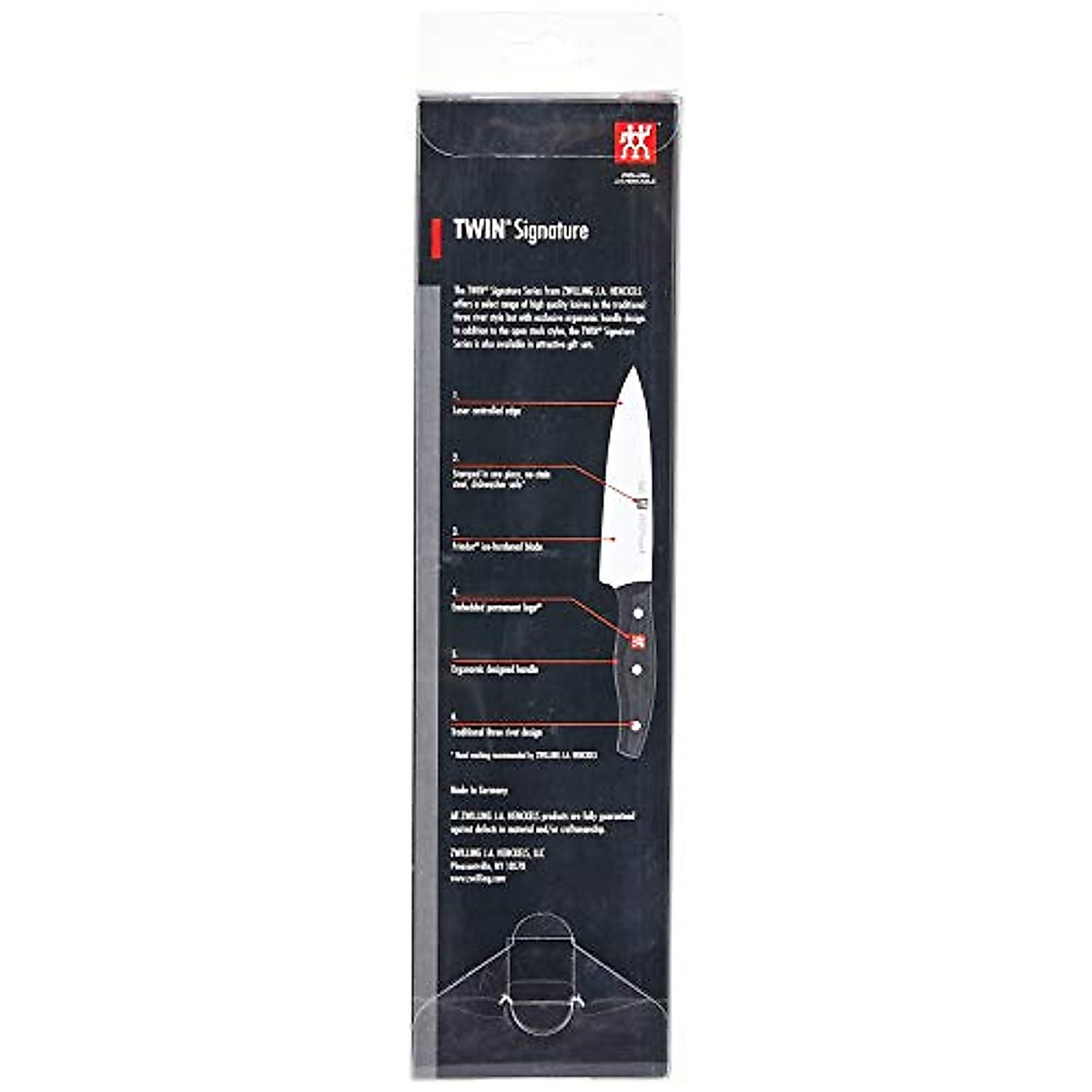 ZWILLING Twin Signature 5.5-inch Prep Knife, Razor-Sharp, Made in Company-Owned German Factory with Special Formula Steel perfected for almost 300 Years, Dishwasher Safe