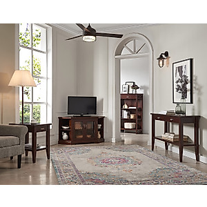 Design House 157347 Ajax Industrial Modern Indoor Ceiling Fan with LED Light Kit, 3-Blades, Reverse Airflow, Wall Control, 52-inch, Oil Rubbed Bronze