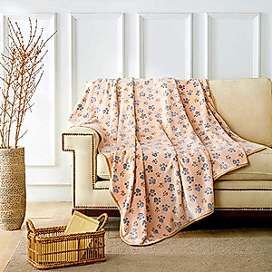 Allisandro Luxurious Dog Blanket, 350 GSM Super Fuzzy Microplush Fleece Pet Blankets for Small Medium Large Dogs and Cats, Brown, 40 x 32 Inches