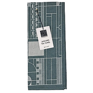 KAF Home Frank Lloyd Wright Woven Jacquard Tea Towel 20 x 30-inch 100-Percent Cotton (Saguaro)