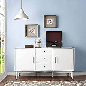 Crosley Furniture Landon Buffet and Large Console, White