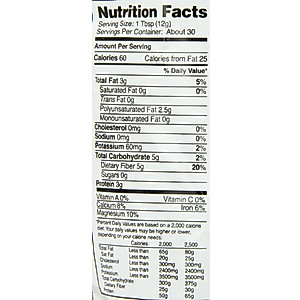 Nutiva Organic Premium Raw Ground Chia Seeds, 12 Oz, USDA Organic, Non-GMO, Whole 30 Approved, Vegan, Gluten-No & Keto, Nutrient-Dense Seeds with 3g Protein & 5g Fiber for Salads, Yogurt & Smoothies