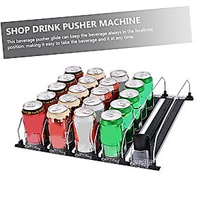 Zerodeko Refrigerator Organizer Freezer Organizer Drink Manager Plastic Vending Machine Plastic Organizer A Vending Machine