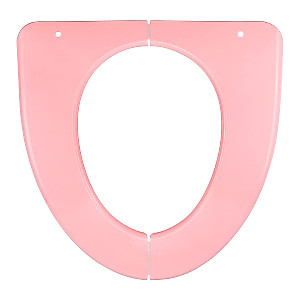 LNQ LUNIQI Adult Folding Toilet Pad Toilet Seat Plastic Toilet Cushion Washable Foldable Portable Toilet Seat Cover for Home Travel Office