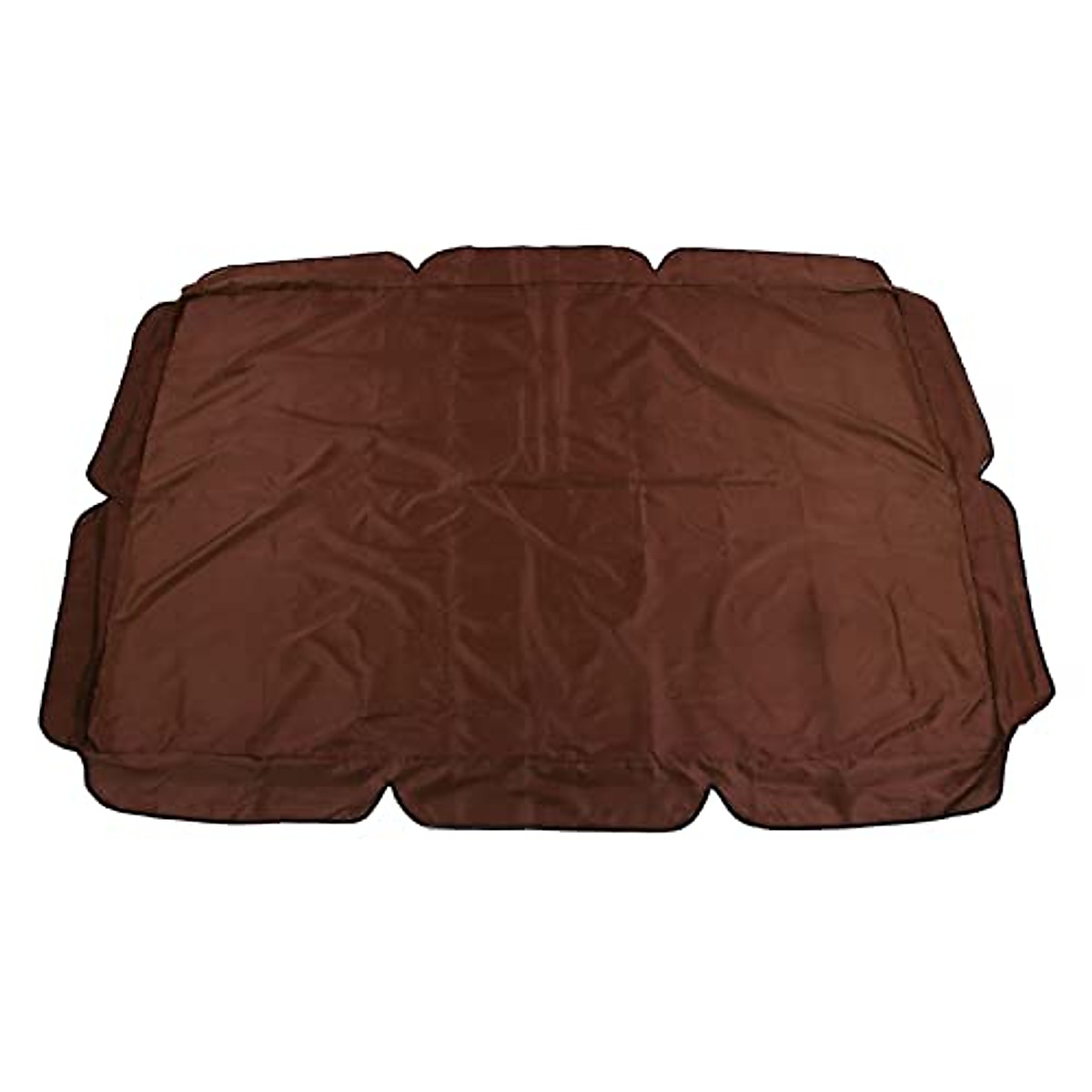 Swing Canopy Replacement, 4 Reinforced Straps Outdoor Swing Canopy Cover 420D Oxford Windproof Fabric for Backyard Coffee