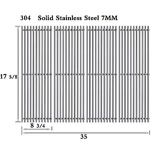 Htanch SF7241(4-Pack) 17 5/8" Stainless Steel Cooking Grid Grates Replacement for Kenmore 148.16656010, 148.23682310, 640-05057386-4, 90118. Master Forge SH3118B BG179A, BG179C Gas Grill