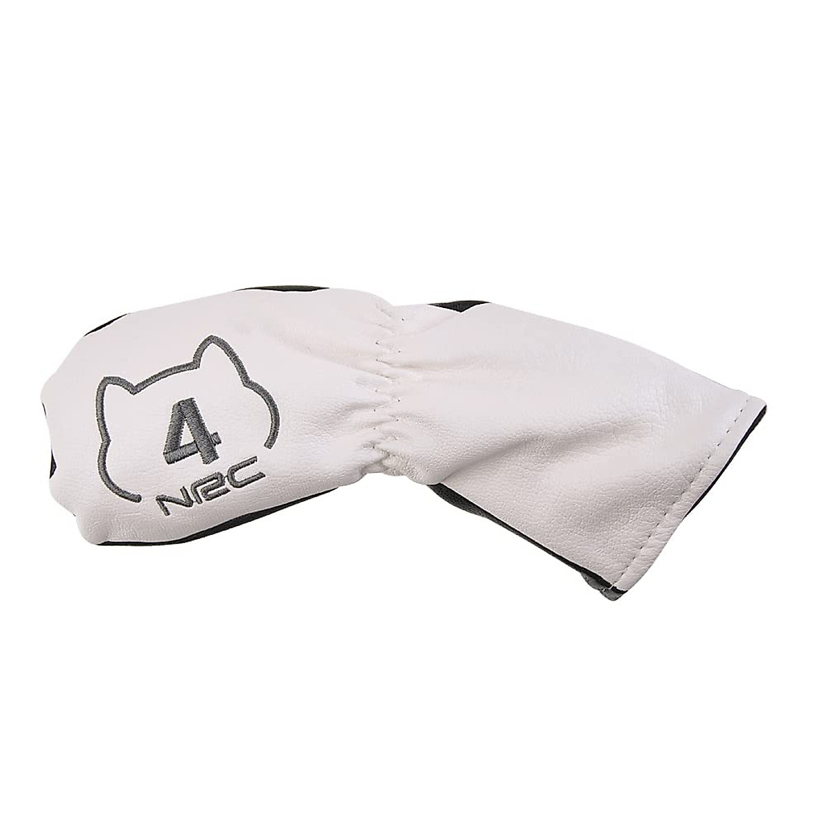 COOLSKY Golf Iron Head Cover Cute Akita Dog Animal Cartoon Pattern Thick Synthetic Leather PU Puppy Dog Headcovers Black 9PCS (4.5.6.7.8.9.A.P.S)